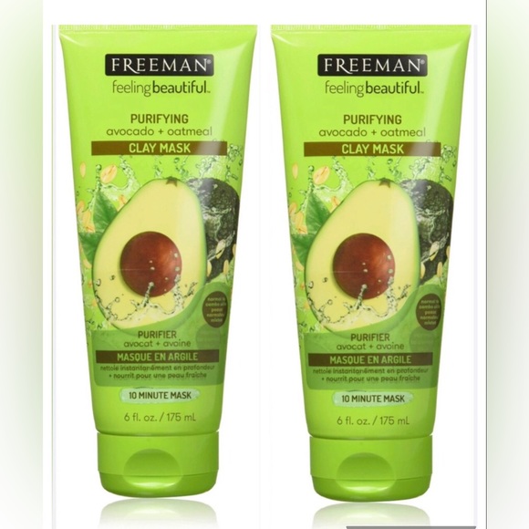 Skincare | 2 Freeman Purifying Avocado Oatmeal Nourish Clay Facial ...